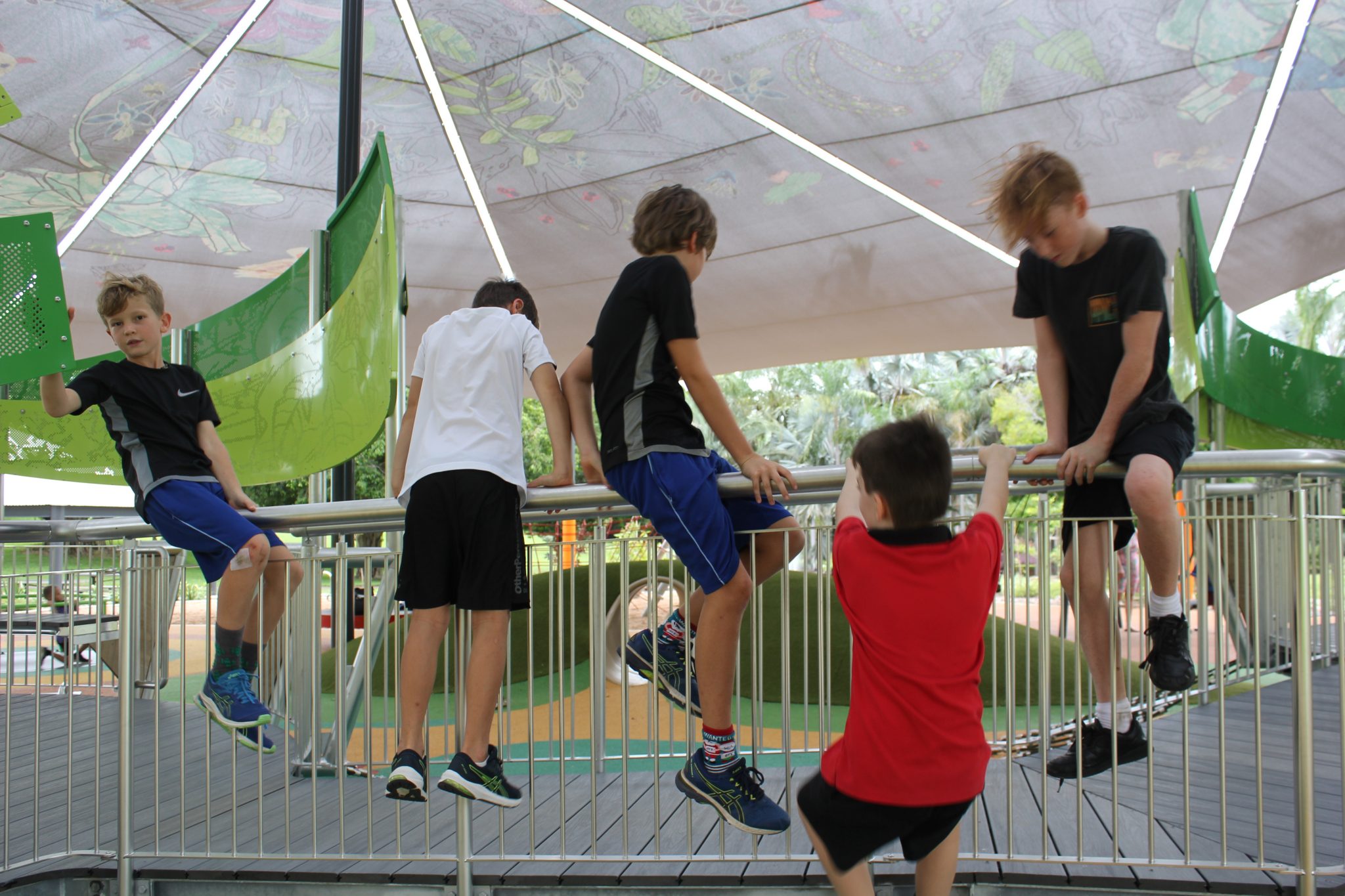 Play Equipment and Rubber Softfall - NT Shade
